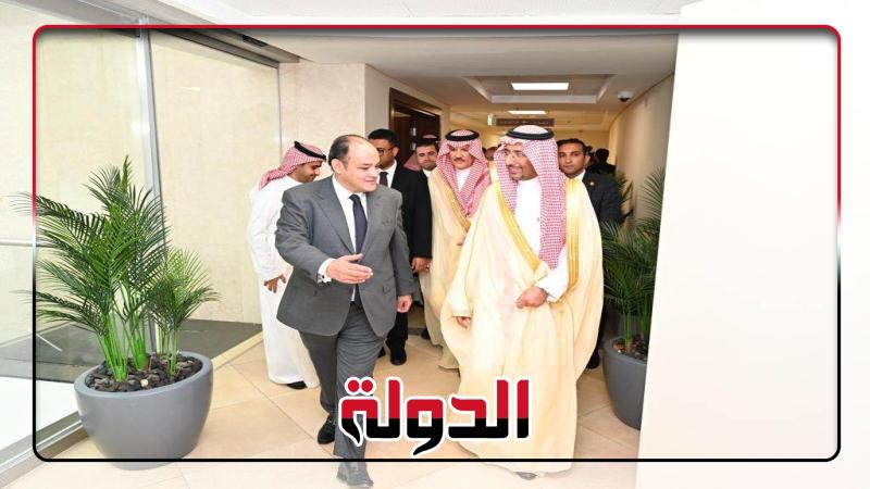 وزير التجارة يستقبل نظيره السعودي بمقر الوزارة بالعاصمة الإدارية